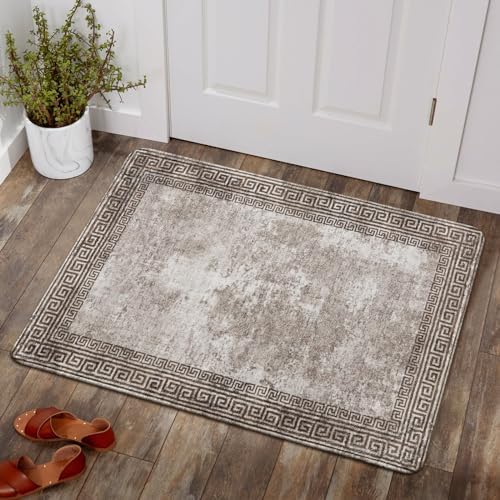 Amazon.com: Lahome Modern Bordered Rugs for Entryway, 2x3 Front Door ...