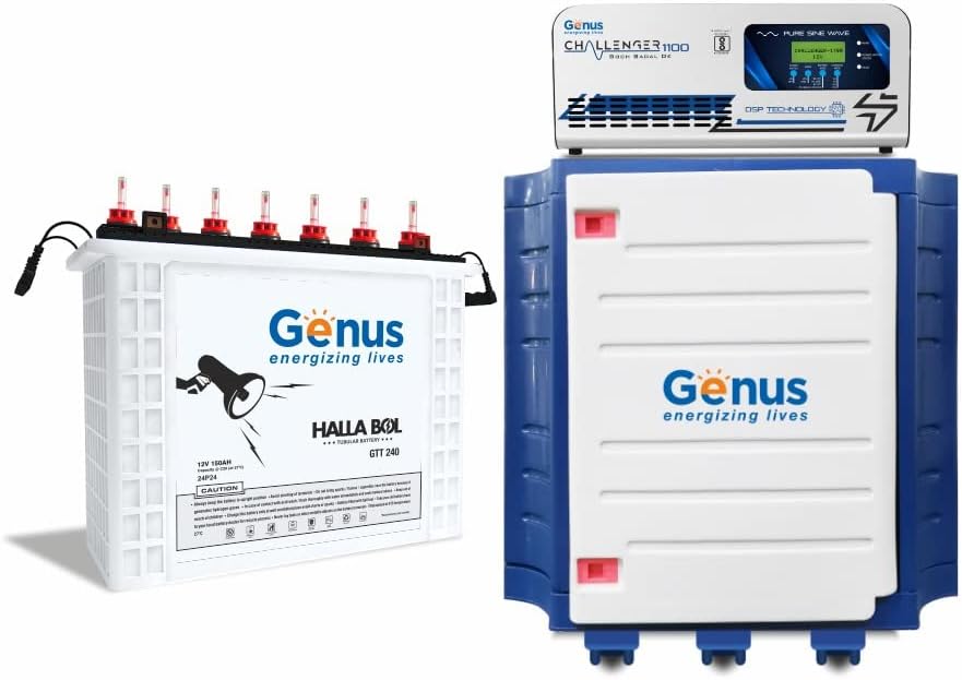 Genus Inverter with Battery Combo (Inverter: Challenger 1200 / Pure ...