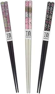 Amazon.com: Sakura Cherry Blossom Varieties Reusable Bamboo Chopsticks ...