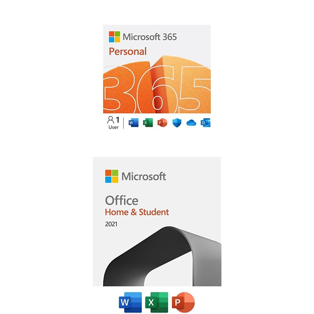 Buy Microsoft 365 Personal 12Mo Subscription + Office Home & Student ...