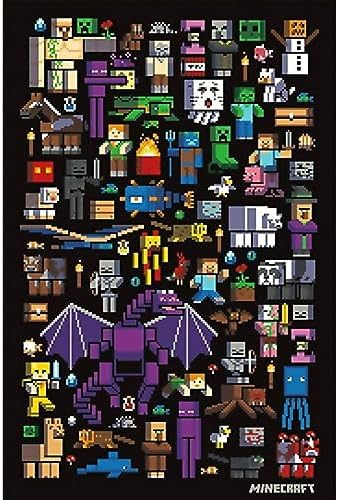 POSTER WALLAH Minecraft Gaming Poster for Home Office and Student Room ...