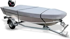 Amazon.com: csxyfac Boat Cover, 420D Ski Boat Covers Water Proof ...