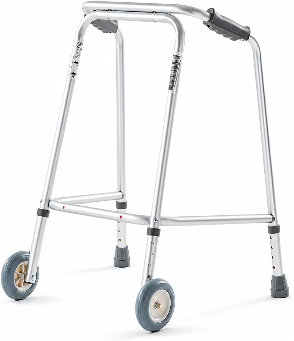 The Helping Hand Company - Ultra Lightweight Walking Frame with Wheels ...