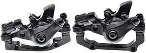 Amazon.com: MTB Bike Disc Brake Kit, Mechanical Disc Brakes Aluminum ...