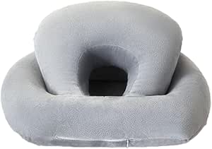 Amazon｜ism 昼寝枕 クッション うつ伏せ 枕 デスク ネックピロー 昼寝 デスクワーク オフィス お昼寝 仮眠用 背もたれ 腰当 PP4005-GR｜ネックピロー オンライン通販