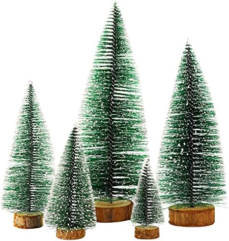 Amazon.com: Desktop Miniature Pine Tree Tabletop Christmas Tree Small ...