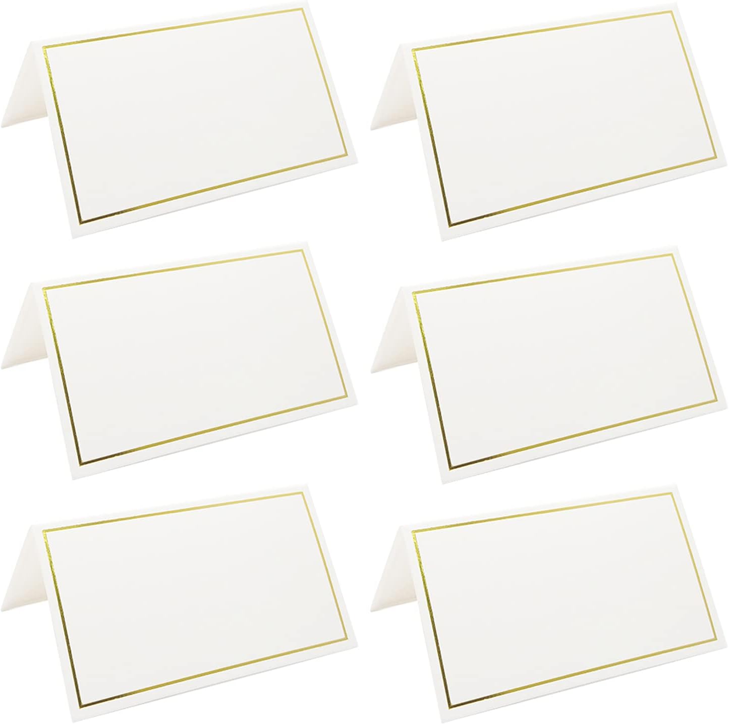 Amazon.com: Tented Place Cards - 50 pack - Folded Place Cards are ideal ...