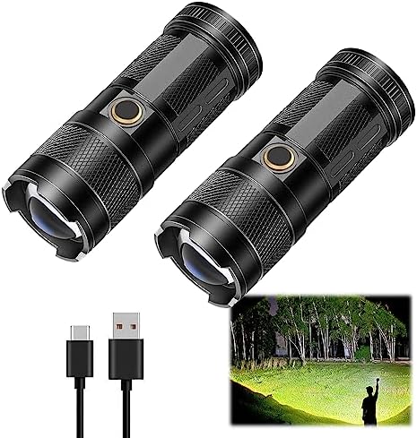 ROWPOZ Rechargeable LED Flashlight, Mini Portable Handheld Flashlight ...