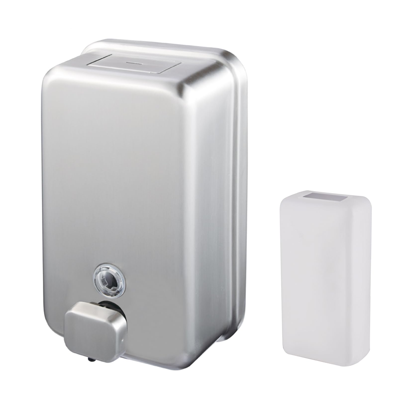 Amazon.com: Commercial Soap Dispenser Wall Mount, 304 Stainless Steel ...