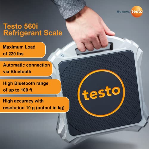 Snapklik.com : Testo 560i App-Operated Refrigerant Scale Set Reloading ...