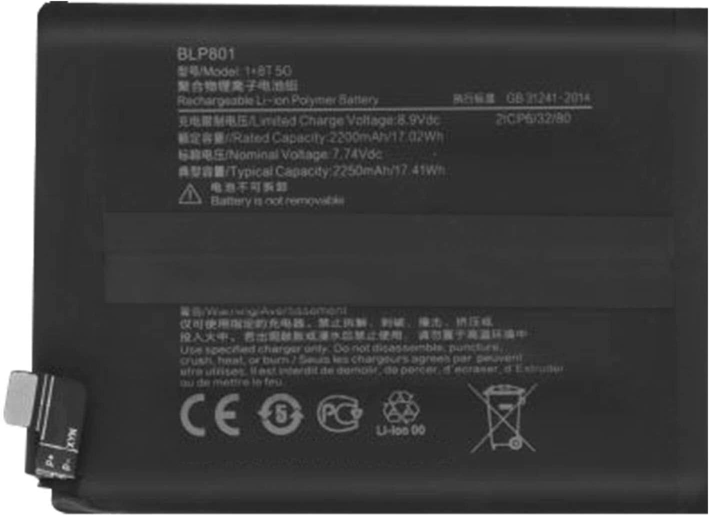 Amazon.com: Powerforlaptop Replacement BLP801 Battery Compatible with 1 ...