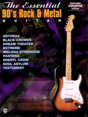Amazon.com: The Essential '90s Rock & Metal Guitar: Authentic Guitar ...