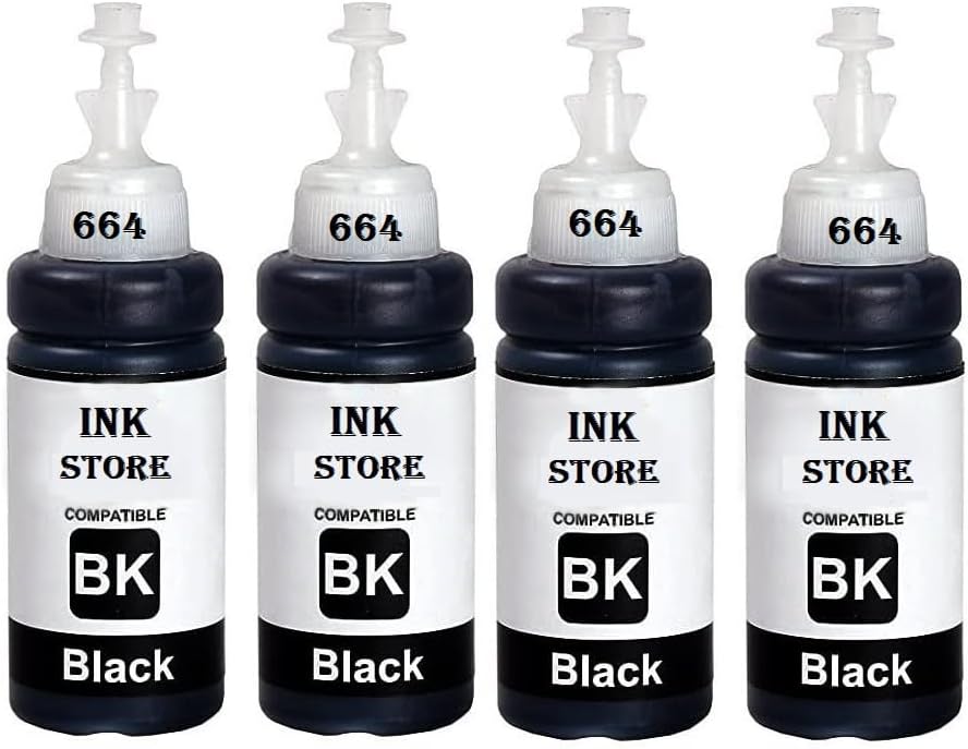 Inkstore 664 T664 Refill Ink for Epson L130 L360 L380 L361 L565 L210 ...