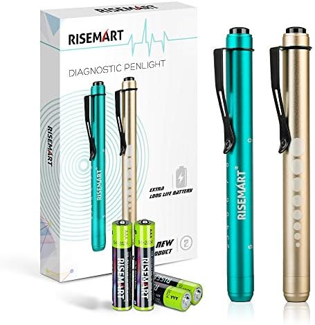LEKIA Pen Torch Medical, 2 Pack Diagnostic Pen Light USB Rechargeable ...