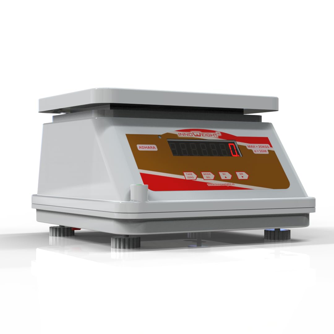 Innoweight® Adhara Digital Weighing Scale. 7X9in Table Top Model With ...