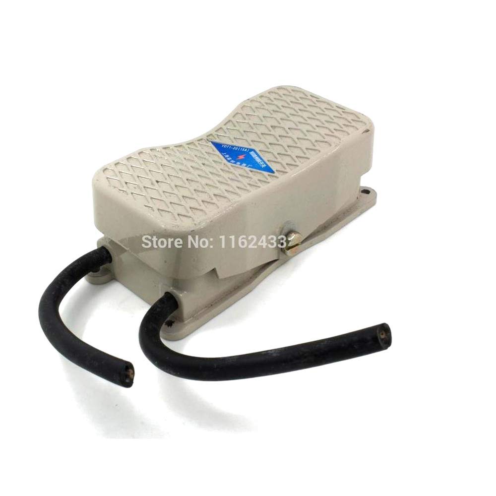 YDT1-20 Aluminum case Foot Switch Treadle Pedal Power Switch Forward ...