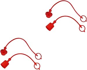 Amazon.com: Mobestech 4 Sets Quick Connector Dust Cap 1/2 Dust Cap ...
