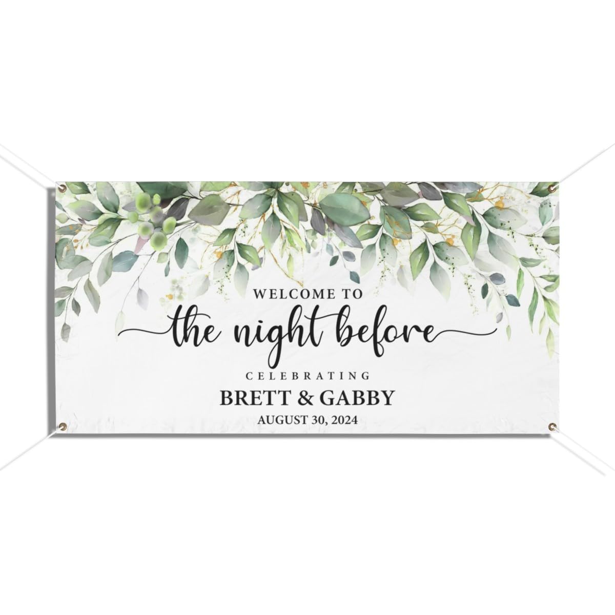 Rehearsal Dinner Banners Personalized Wedding Rehearsal Dinner Welcome