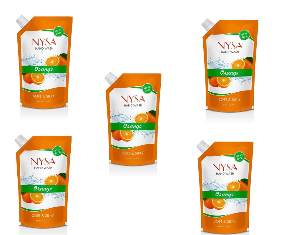 Devns Store Nysa Handwash Orange(700ml) Pack Of 5 : Amazon.in: Beauty