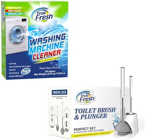 Amazon.com: True Fresh 25-Pack Washing Machine Cleaner Tablets (12 ...