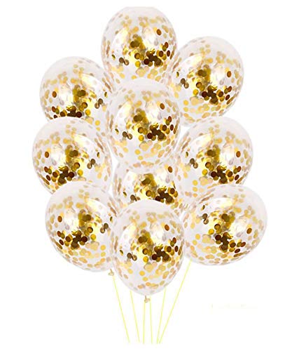 Party-Anthem Confetti Balloons/Golden Balloons/Glitter Balloons ...
