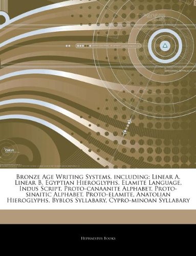 Amazon | Articles on Bronze Age Writing Systems, Including: Linear A ...