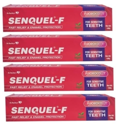 Buy Senquel F Toothpaste, 100g, Pack of 4 Online at Low Prices in India ...