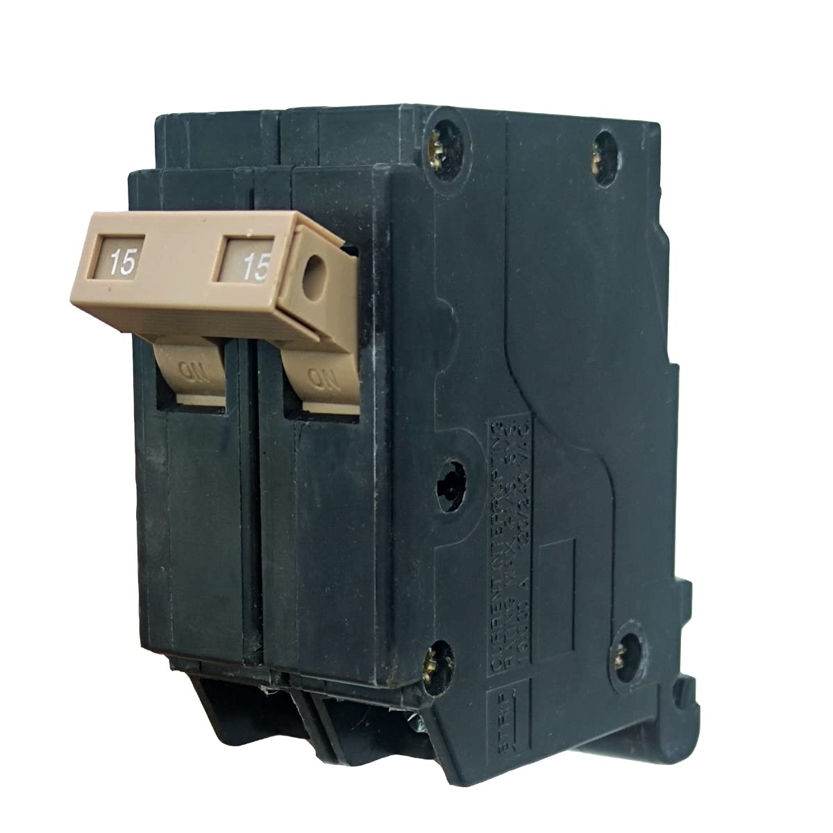 Snapklik.com : 2-Pole 15 Amp Circuit Breaker, Type 3/4-Inch Plug-On ...