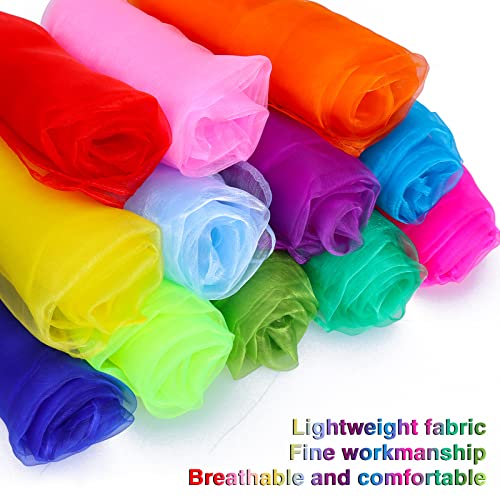 Snapklik.com : 24pcs Square Dance Scarves, Juggling Silk Scarf Props ...