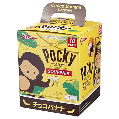 Amazon.com: Pocky Biscuit Stick Snack Coated Choco Banana Flavour ...