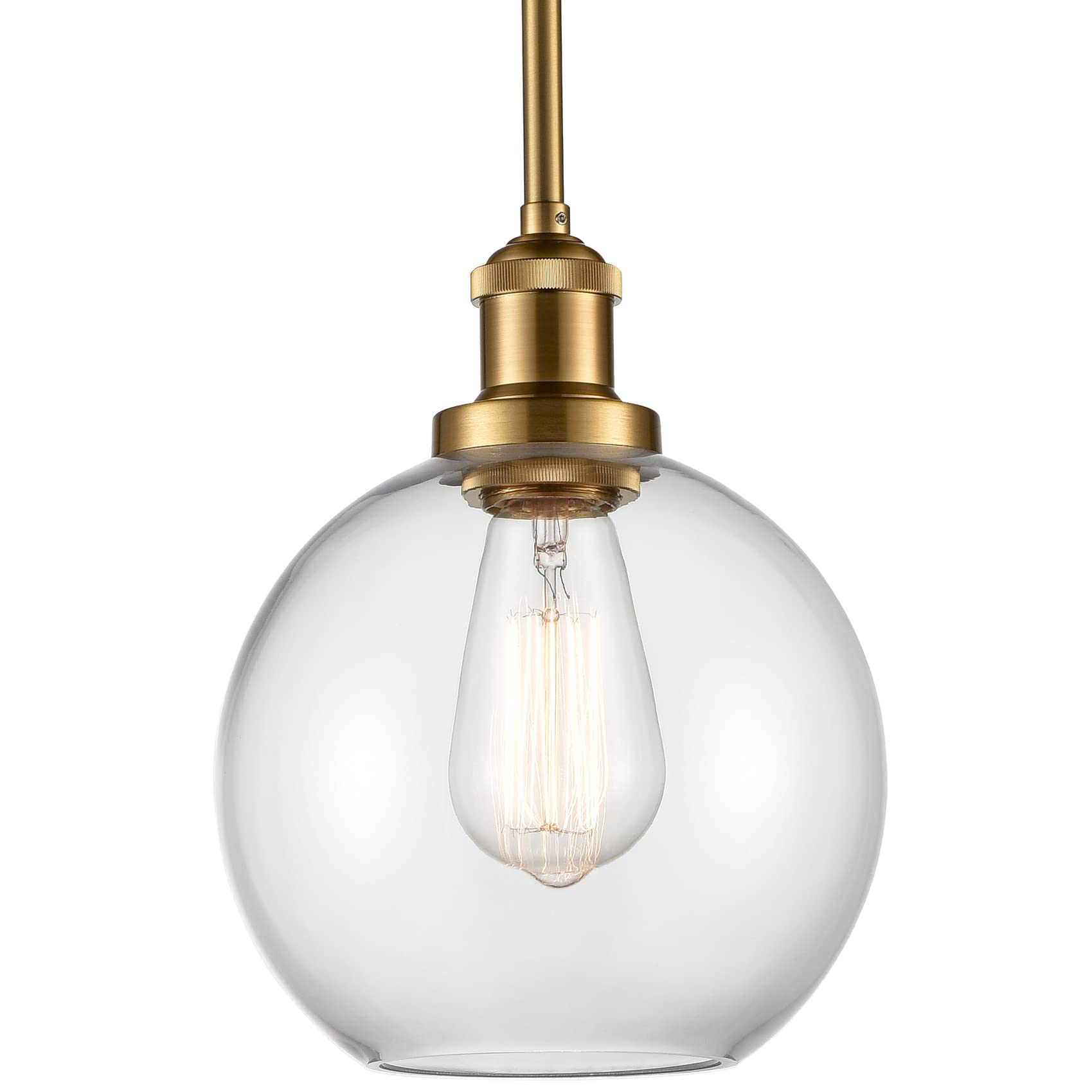 DAYCENT Modern Farmhouse Brass Gold Pendant Lighting for Kitchen Island ...