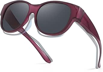 Amazon.com: Xfeel Polarized Sunglasses Over Glasses for Women Trendy Shades Over Prescription ...