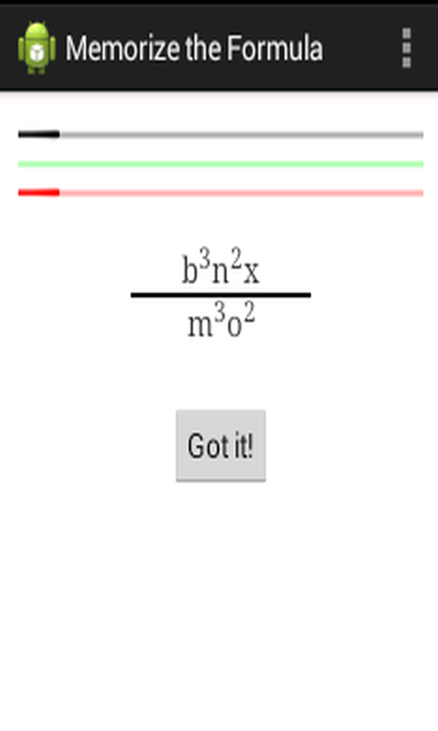 Memorize Formula - App on Amazon Appstore