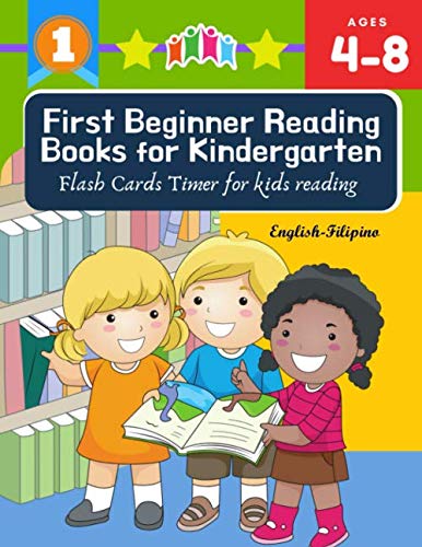 Buy First Beginner Reading Books for Kindergarten Flash Cards Timer for ...