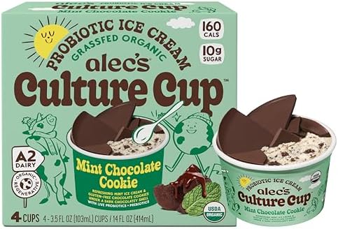 Amazon.com: Alec's CULTURE CUP™ Probiotic A2 Dairy Organic Ice Cream ...