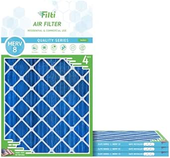 FILTI 14x24x1 Air Filter MERV 8 | Pleated Home Air Filter | HVAC AC ...