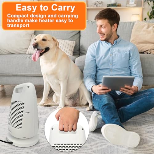 AIUOKYA Electric Space Heater with Fan – 1500W Heaters for Home ...
