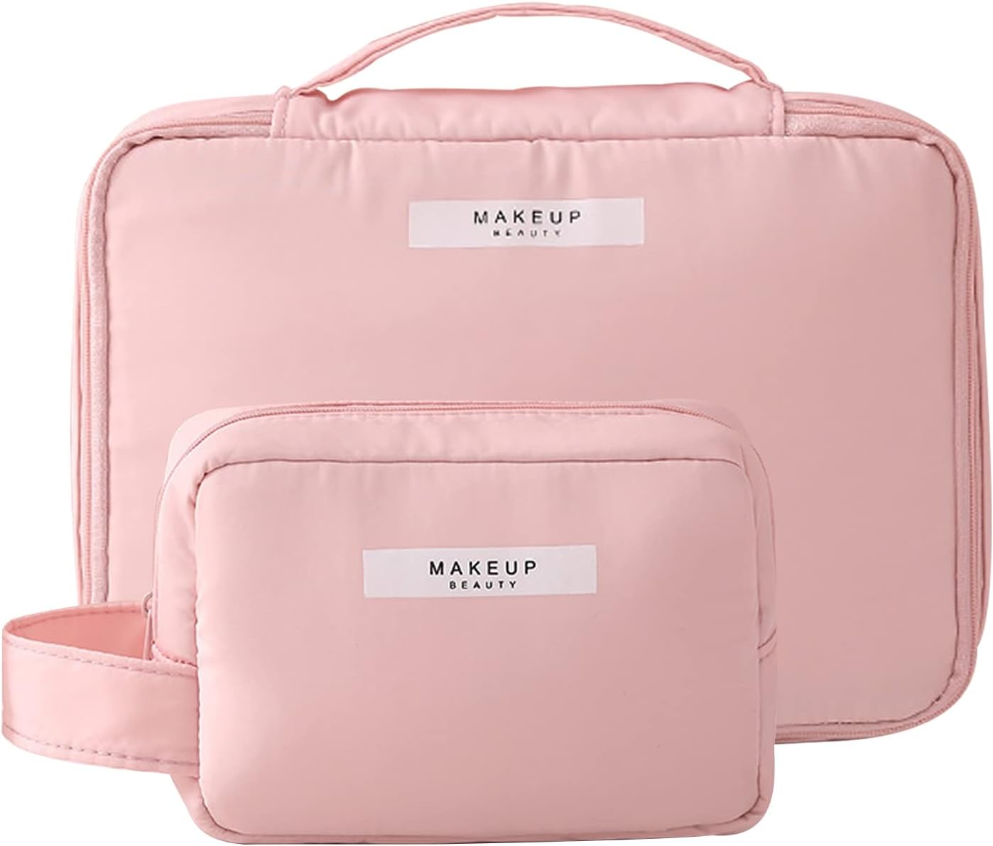 2Pcs Makeup Bag Travel Makeup Bag Waterproof Cosmetic Bag Makeup ...