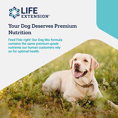 Life Extension Dog Mix - Daily Nutrition Care Supplement Powder for ...