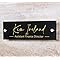 Amazon.com : Personalized Gold Text Wall Sign Name Plate - 10x2.75 ...