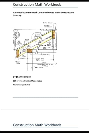 Construction Math Workbook: Baird, Shannon: 9798864099476: Amazon.com ...