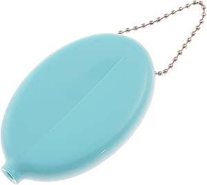 Amazon.com: Generic Oval Rubber Coin Purse Change Holder For Men/Woman ...