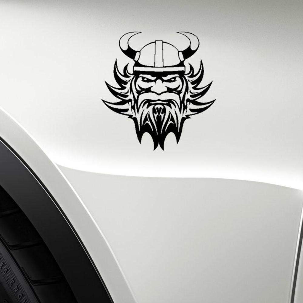 Angry Viking Warrior Face Fun Window Bumper Sticker Vinyl Decal 17.8CM ...