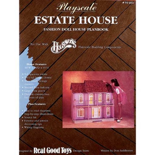 Dollhouse Playscale Estate House Plan Book: unknown author ...