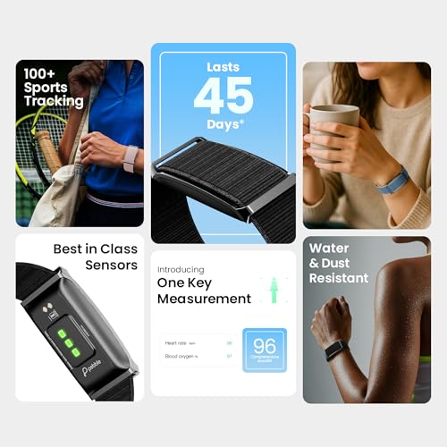 Pebble Qore Fitness Band with 45 Days Battery Life| 100+ Sports Modes ...