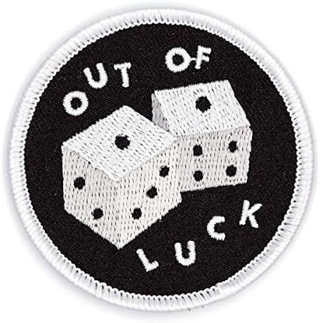 Amazon.com: These Are Things Out of Luck Embroidered Iron On or Sew On ...
