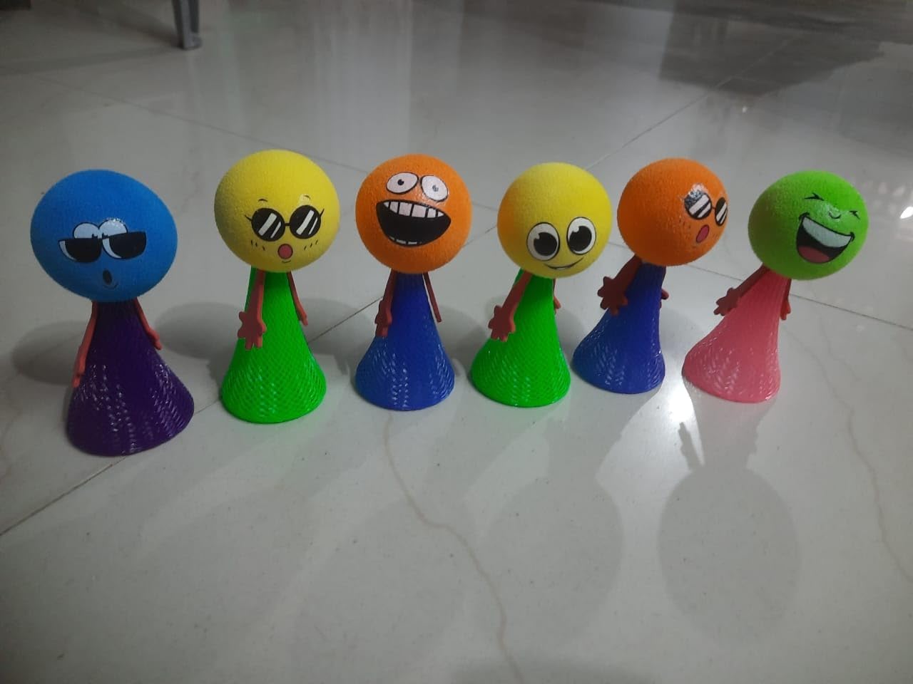 Birthday Boutique | 10pcs Smiley Emoji Jumping Elf Toys | For Boys ...