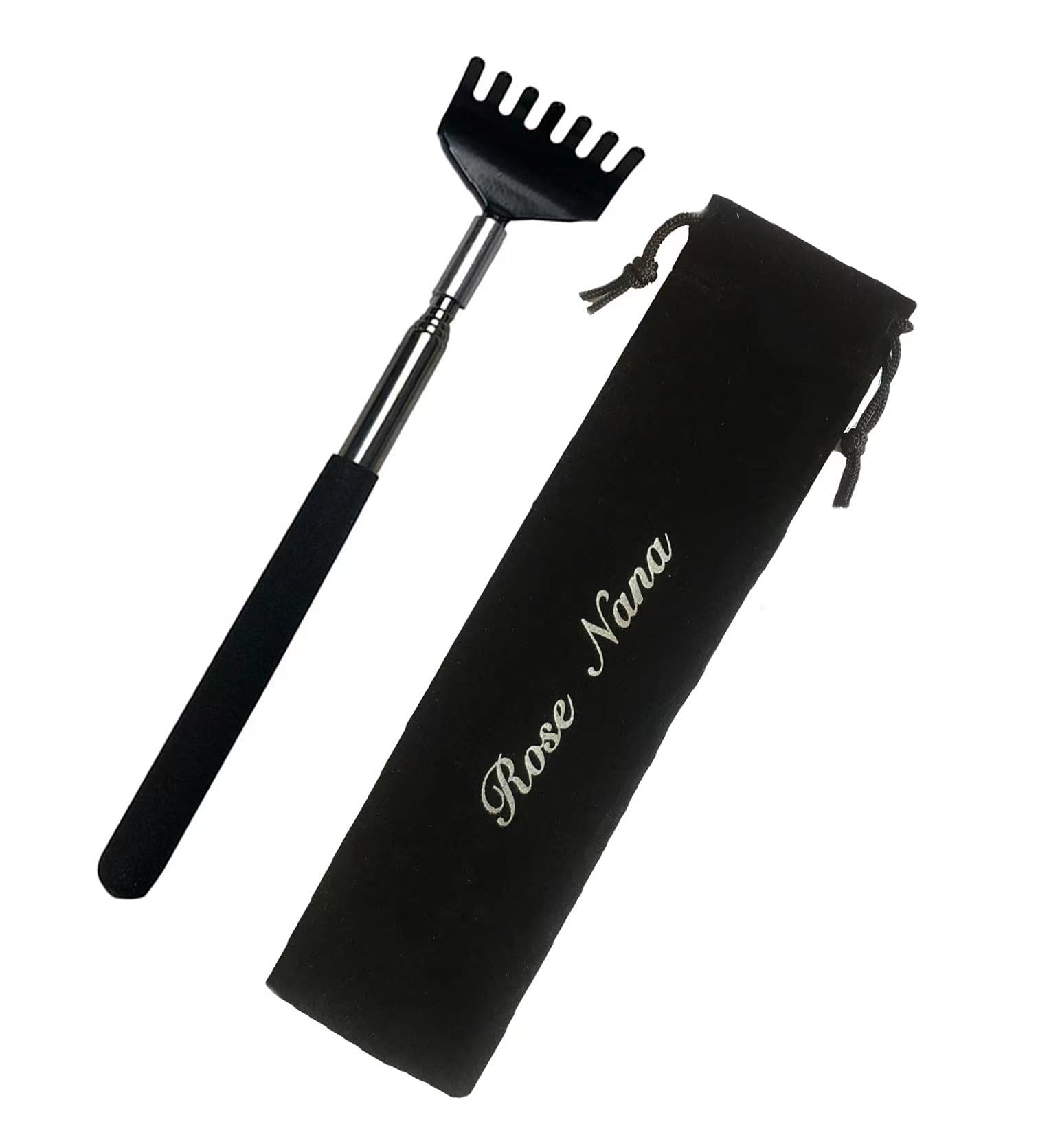 Back Scratcher, Portable Extendable Stainless Steel Telescoping Back ...