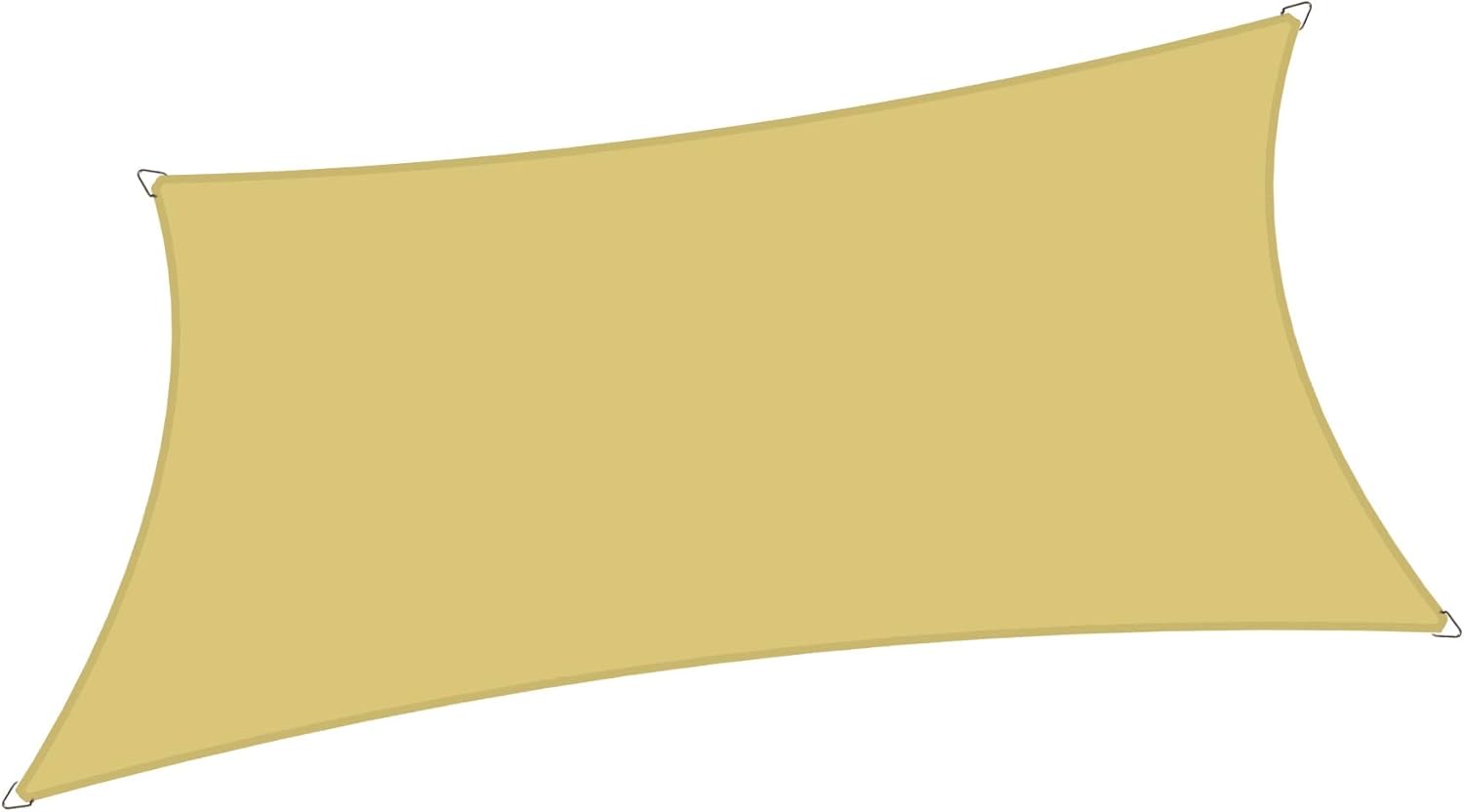 Amazon.com : Waterproof Shade Sail - Curve Edge Water Waterproof Sun ...