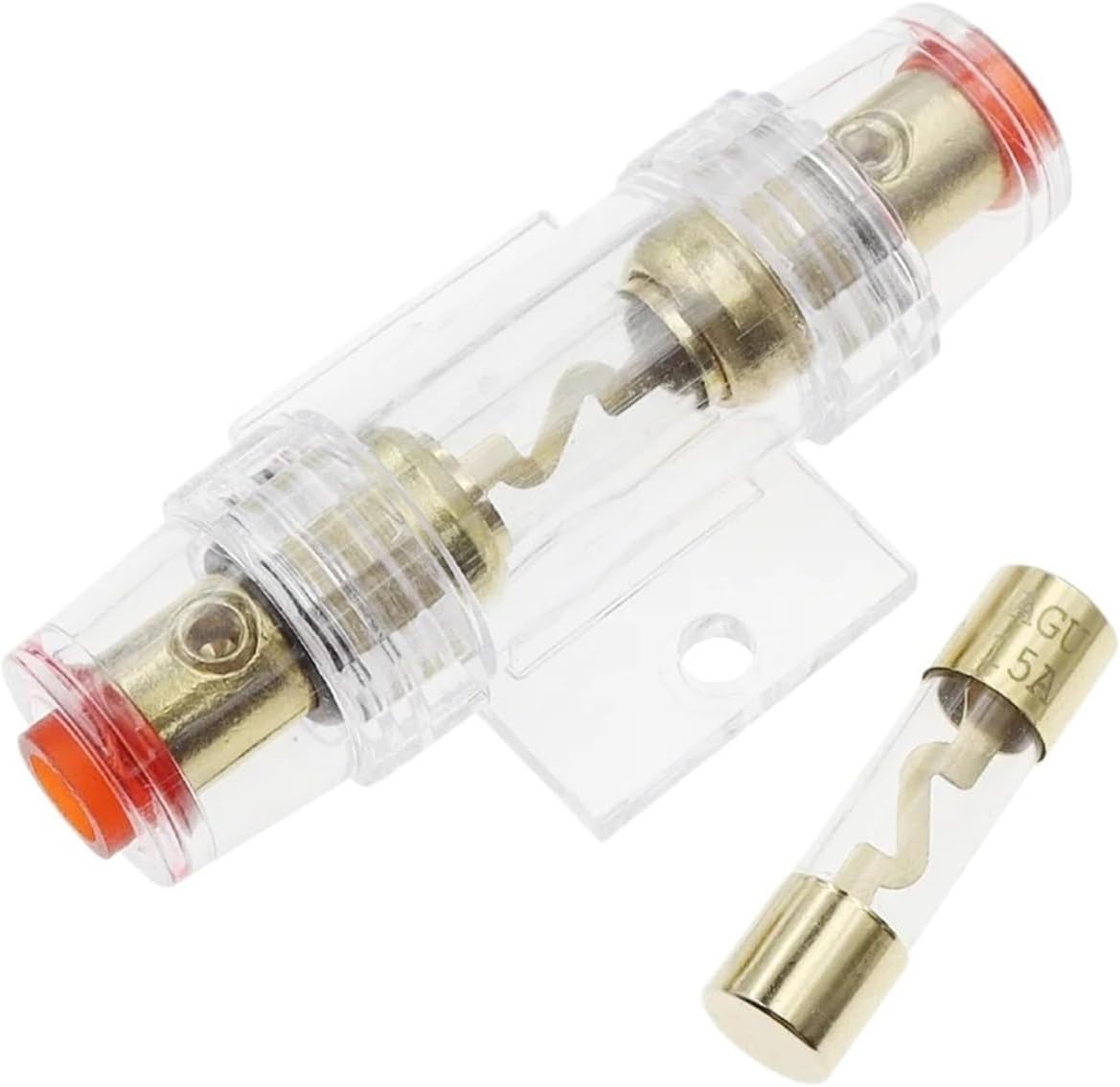 1Set Auto Car Fuse Holder Block for Car Vehicle Subwoofer in Line AMP Amplifier Cable AGU Fuse ...